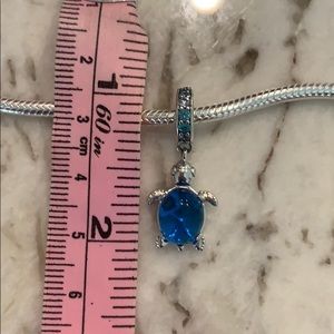 Pandora | Jewelry | Pandora Murano Glass Sea Turtle Dangle Charm | Poshmark